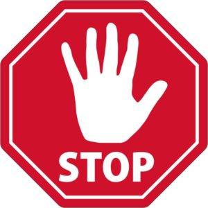 STOP. skilt • E-skilte