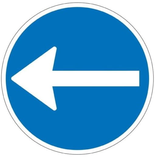 Pile skilte • Vis vej med skilte med letgenkendelige symboler • E-skilte