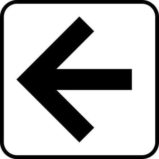 Pile skilte • Vis vej med skilte med letgenkendelige symboler • E-skilte