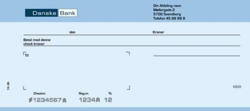 Skal du bruge en Gavecheck? Køb den hos E-skilte