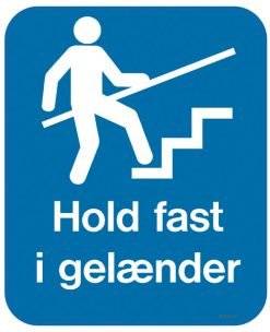 Trappe skilte • Køb dit skilt til trappen her • E-skilte
