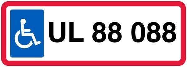 Handicap Parkering. Parkeringsskilt • E-skilte