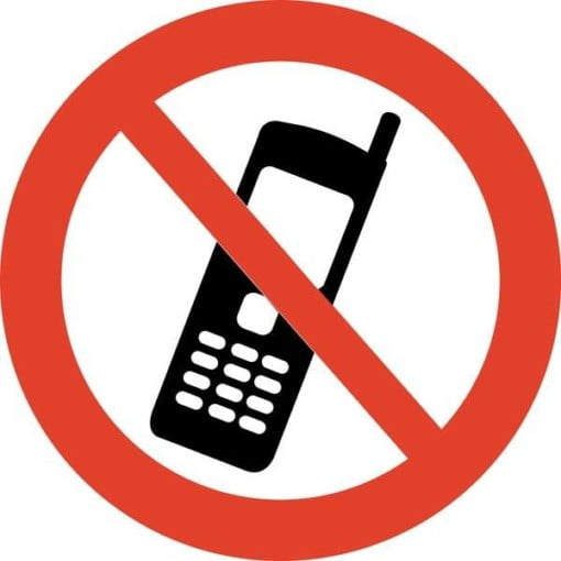Mobiltelefon forbudt - Køb dit forbudsskilt mod mobiltelefoner her - E ...