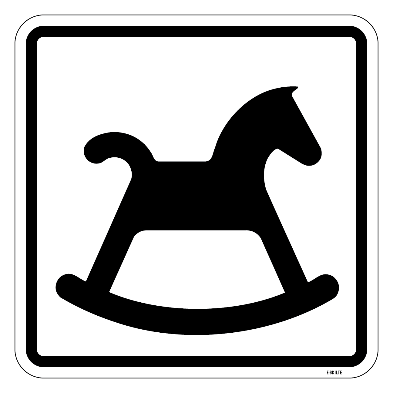 Leg. Piktogram skilt - E-skilte