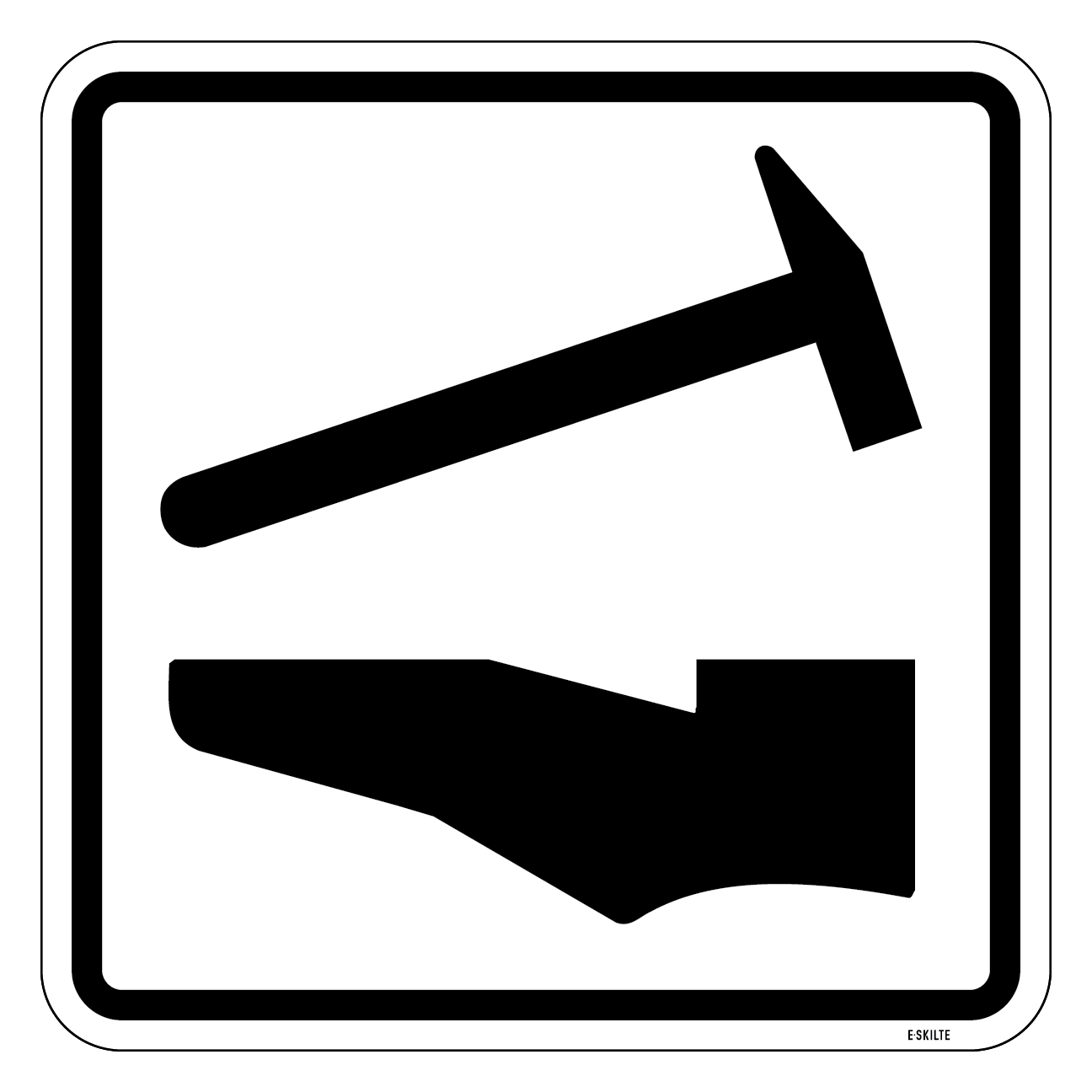 Møde Piktogram skilt - E-skilte