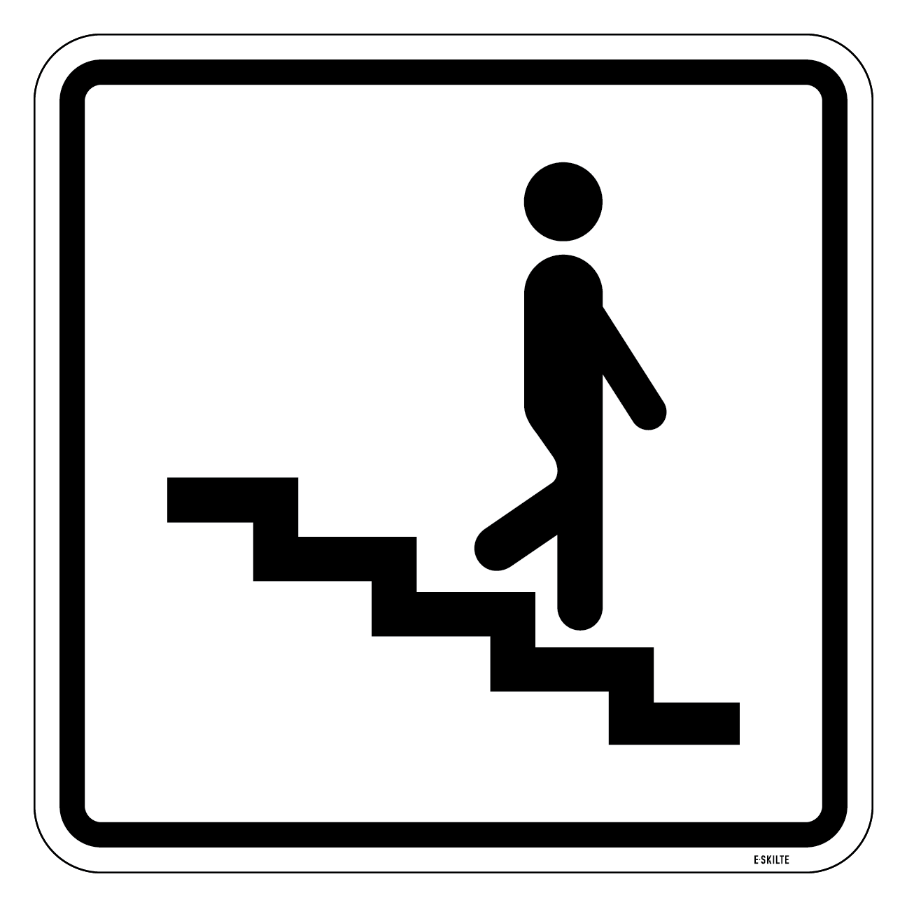 Pil. Piktogram skilt - E-skilte