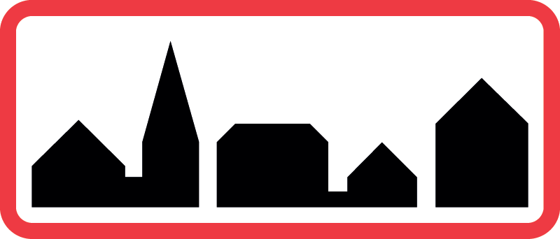 UC56 - Byzone skilt - E-skilte