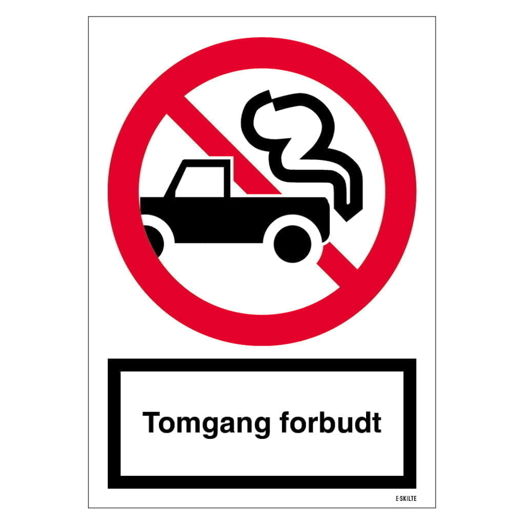 Forbudsskilte - Side 18 af 20 - Tydeliggør et forbud med ...